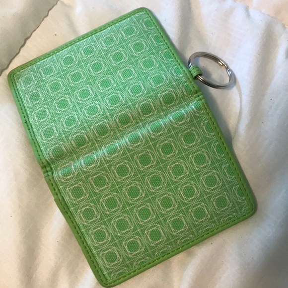 Bags | Green Mini Wallet | Poshmark
